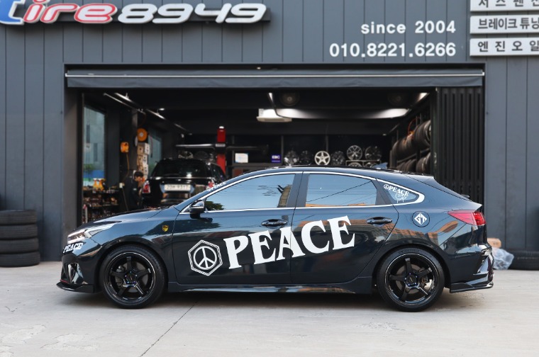 [K3GT] 휠튜닝 크로스스피드CR5 글로스블랙 18인치휠